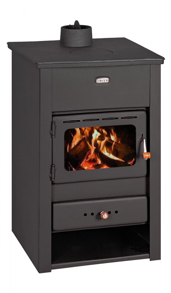 Piec kominkowy Prity K2 CP z płytą żeliwną :: Najtańszy piec kominkowy
